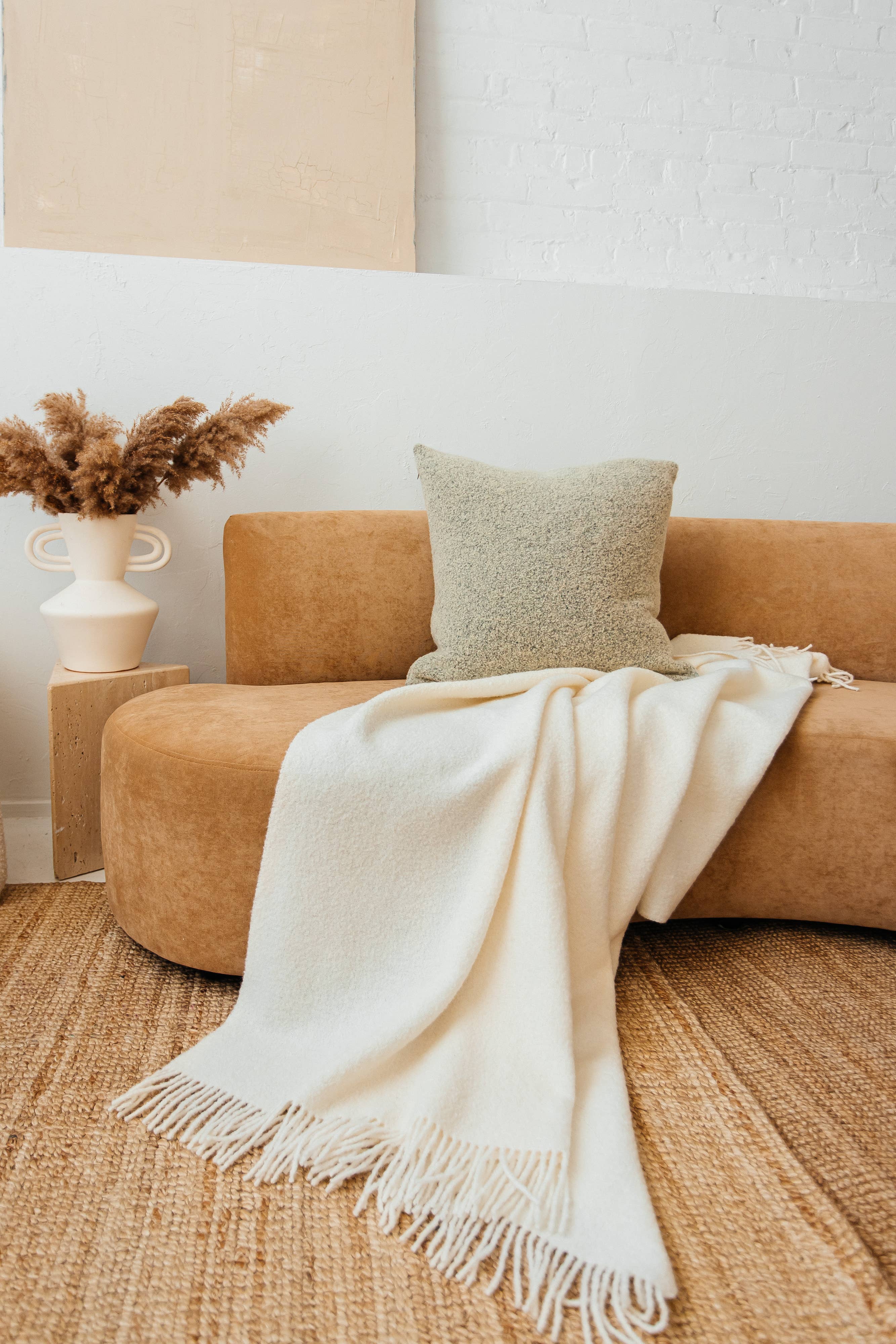 Baldwin Wool Boucle Throw